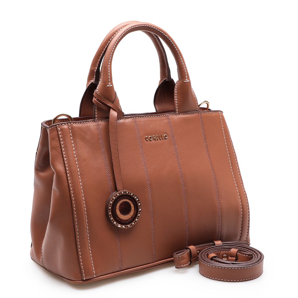 Bolsa Tote Wood Couro - New Floater Sela - corello