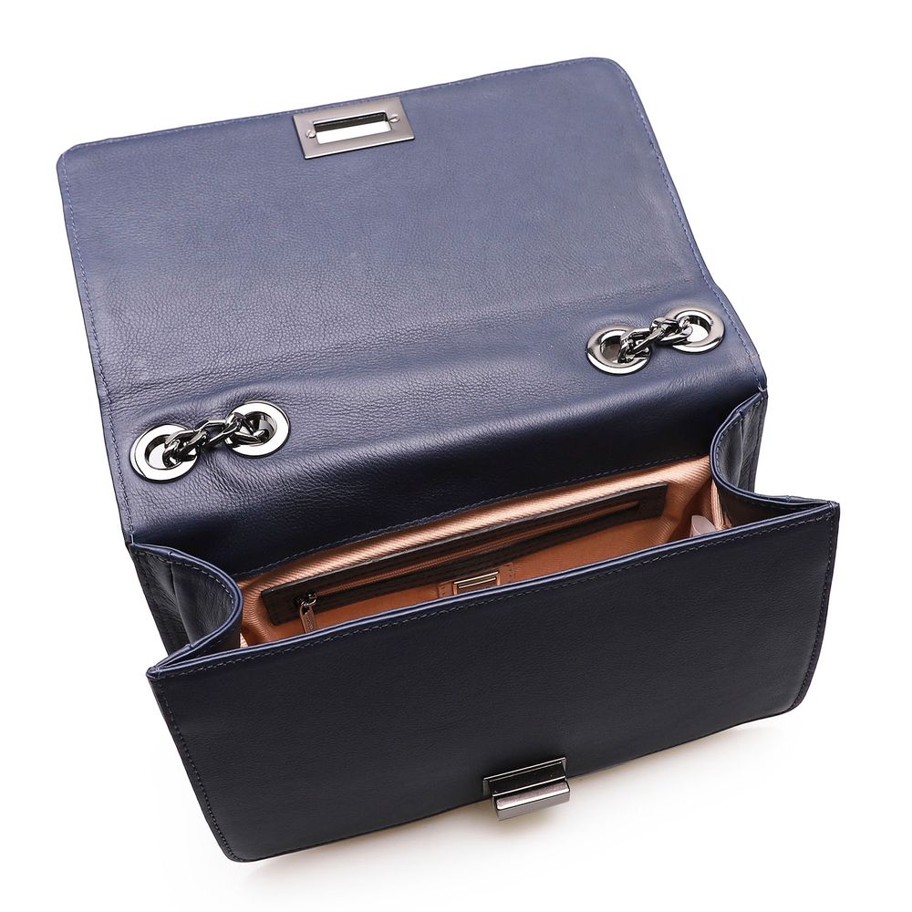 Bolsa De Ombro Feminina Python - Couro Python Multicolorido - corello