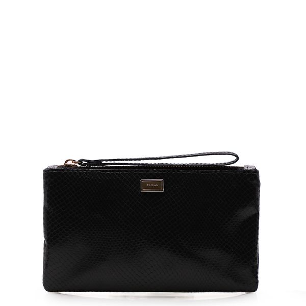 Bolsa Pequena - Couro New Python Preto - corello