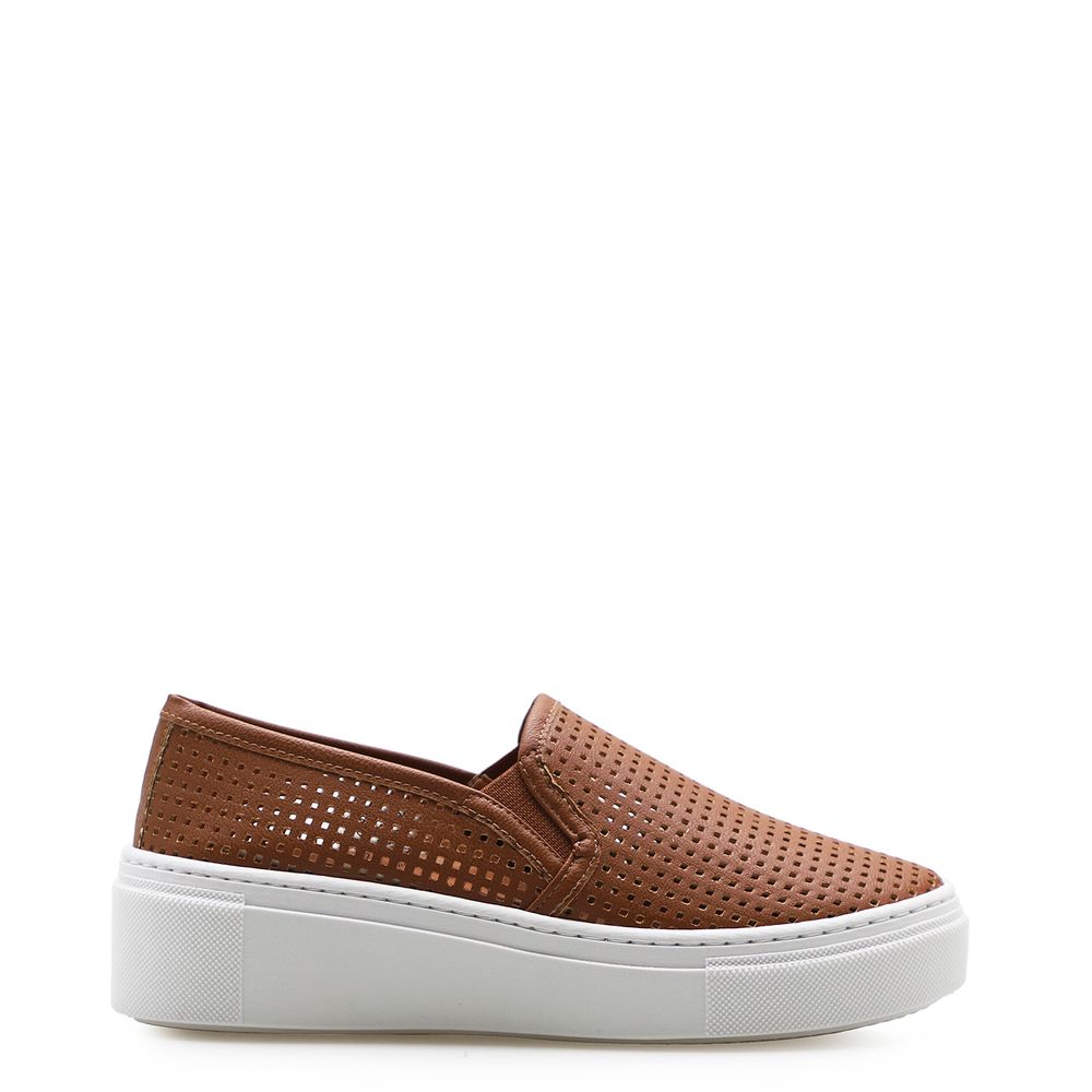 Slip On Feminino - Alternativo Marrom - corello