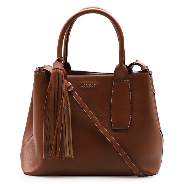 Bolsa Tote - Couro Floater Marrom - corello