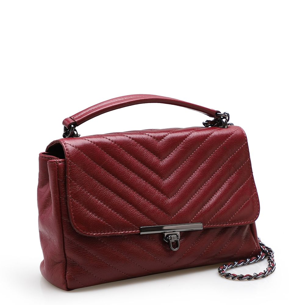 Bolsa Tote - Couro Village Vinho - corello