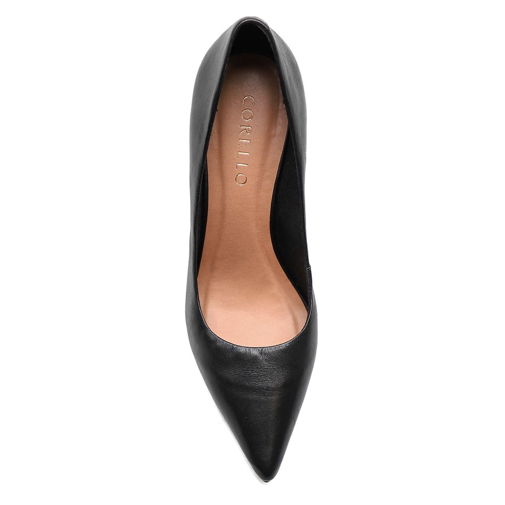 Scarpin Classic - Couro Preto - corello