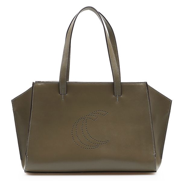 Bolsa Tote - Couro Verde - corello