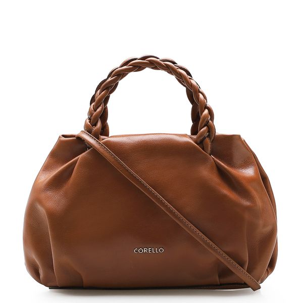 Bolsa Tote - Couro Marrom - corello